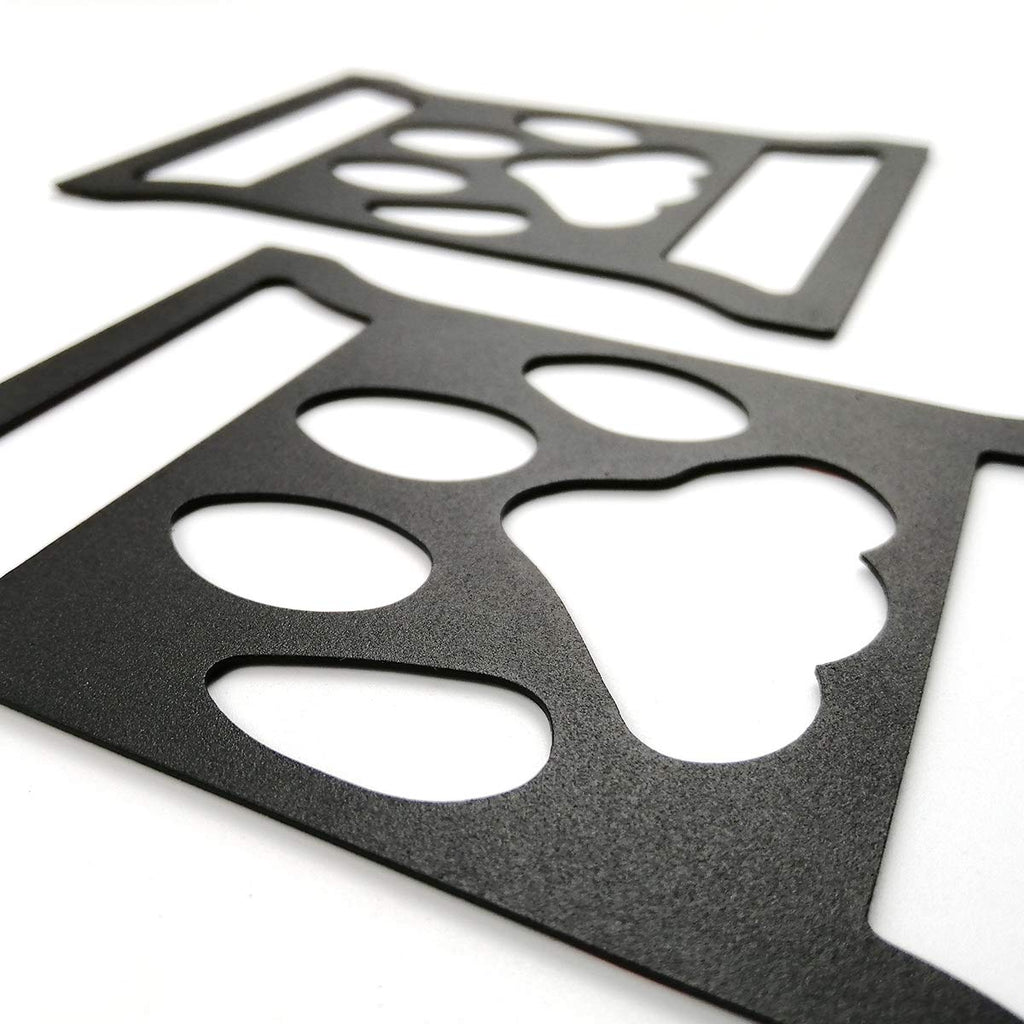 Wrangler JL Tail Light Covers Trim Protection Silver Tail Light Covers ...